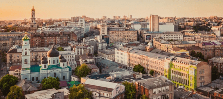 kharkiv ukraine cities map