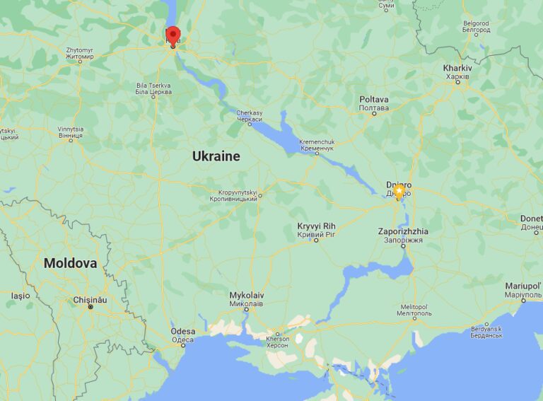 kyiv city ukraine ukraine map