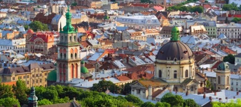 lviv ukraine cities map