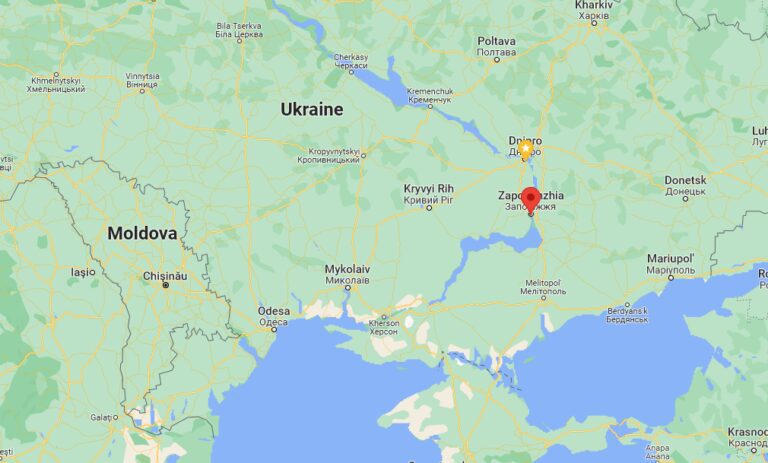 google map zaporizhya city ukraine ukraine map